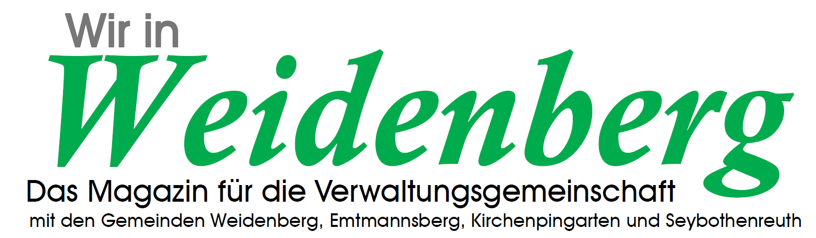 Wir in Weidenberg - Verlagsgruppe Hof, Coburg, Suhl, Bayreuth ...